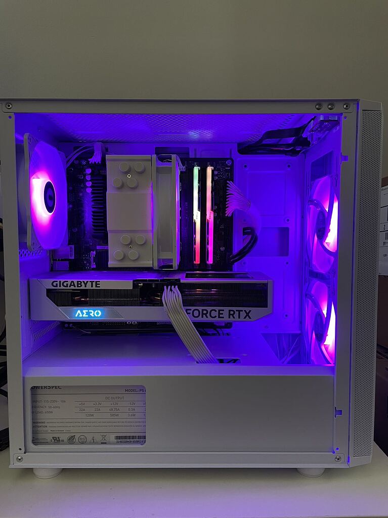 全新白色主机12600kf+4060ti - 二手市场 - Niwenn