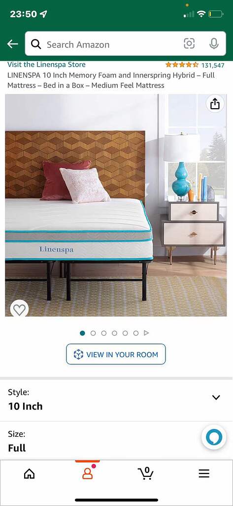 出9.99新full size床垫和床架 - 二手市场 - Niwenn