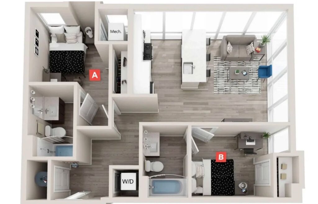 The Standard 暑期转租 - 房源 - Niwenn