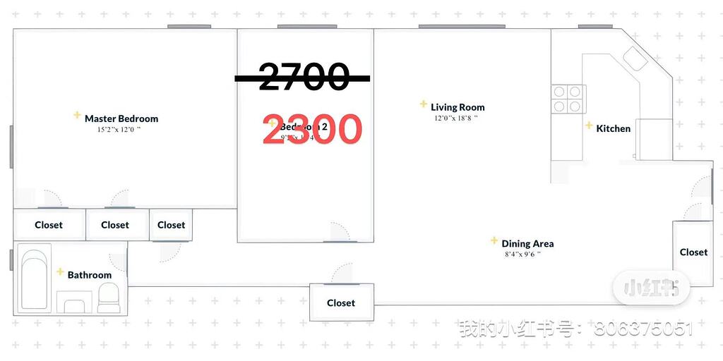 StuyTown 中层2b1b客厅不住人次卧转租 - 房源 - Niwenn