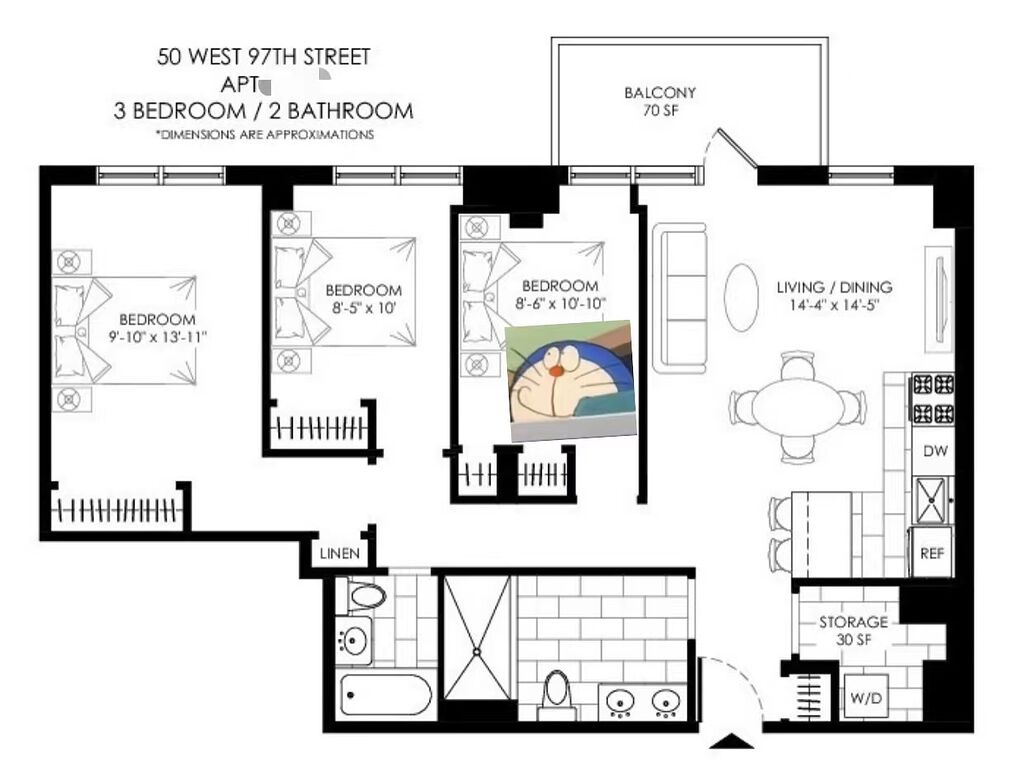 3b2b朝阳次卧·个人转租·招女生舍友 - 房源 - Niwenn