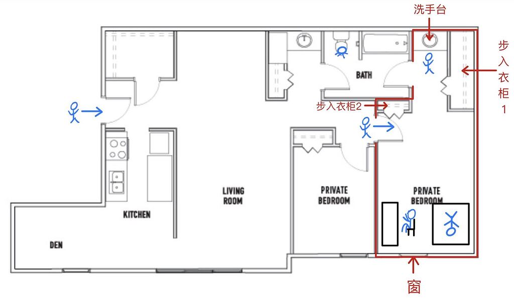 北校Willowtree Apartment 三楼 2B 1.5B 超大主卧 - 房源 - Niwenn