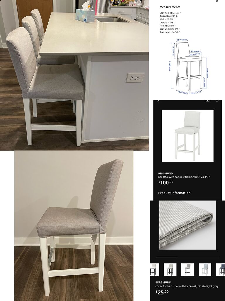 出三把IKEA吧台椅 - 二手市场 - Niwenn