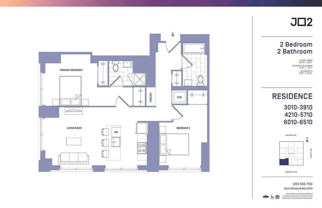 新泽西JSQ公寓2b2b个人转租 - 房源 - Niwenn