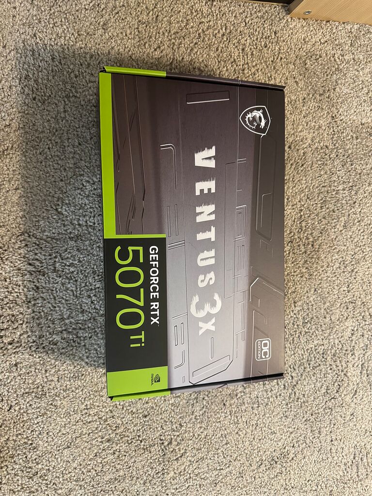 全新5070ti msi ventus - 二手市场 - Niwenn