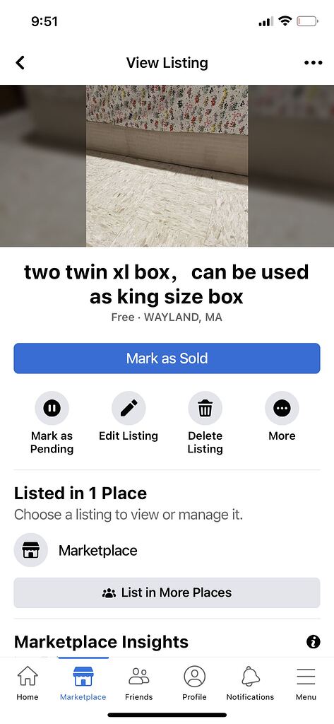 出两个twin xl box 、记忆棉垫等 - 二手市场 - Niwenn