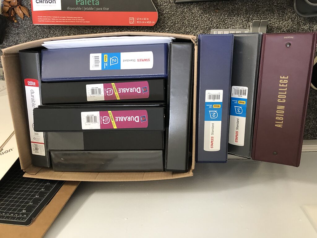 出10个全新大号binders - 二手市场 - Niwenn