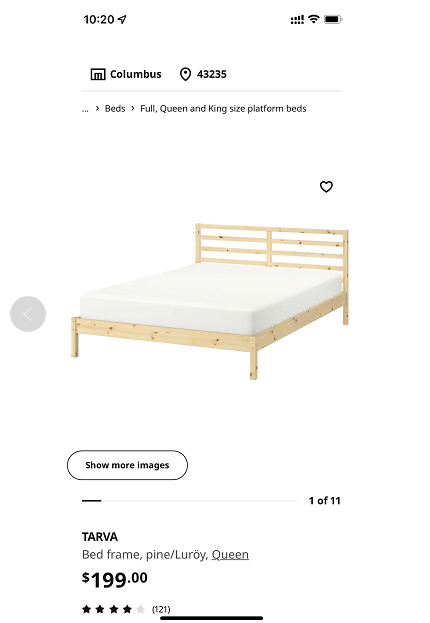 出宜家Queen size床架 - 二手市场 - Niwenn