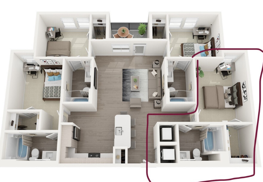 Sterling 4b4b 2023/暑期主卧转租 - 房源 - Niwenn